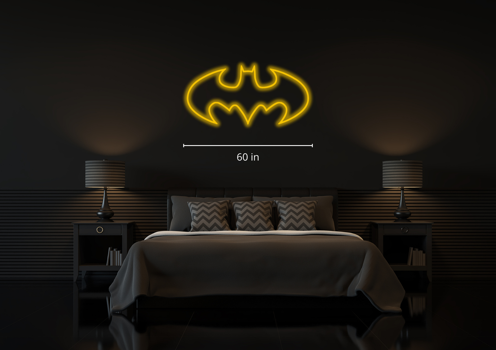 Batman Neon Sign - Batman Led Light - Neon Sparkle