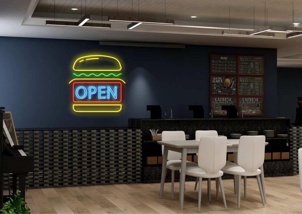Custom Restaurant Signs for Your Business - Neon Sparkle